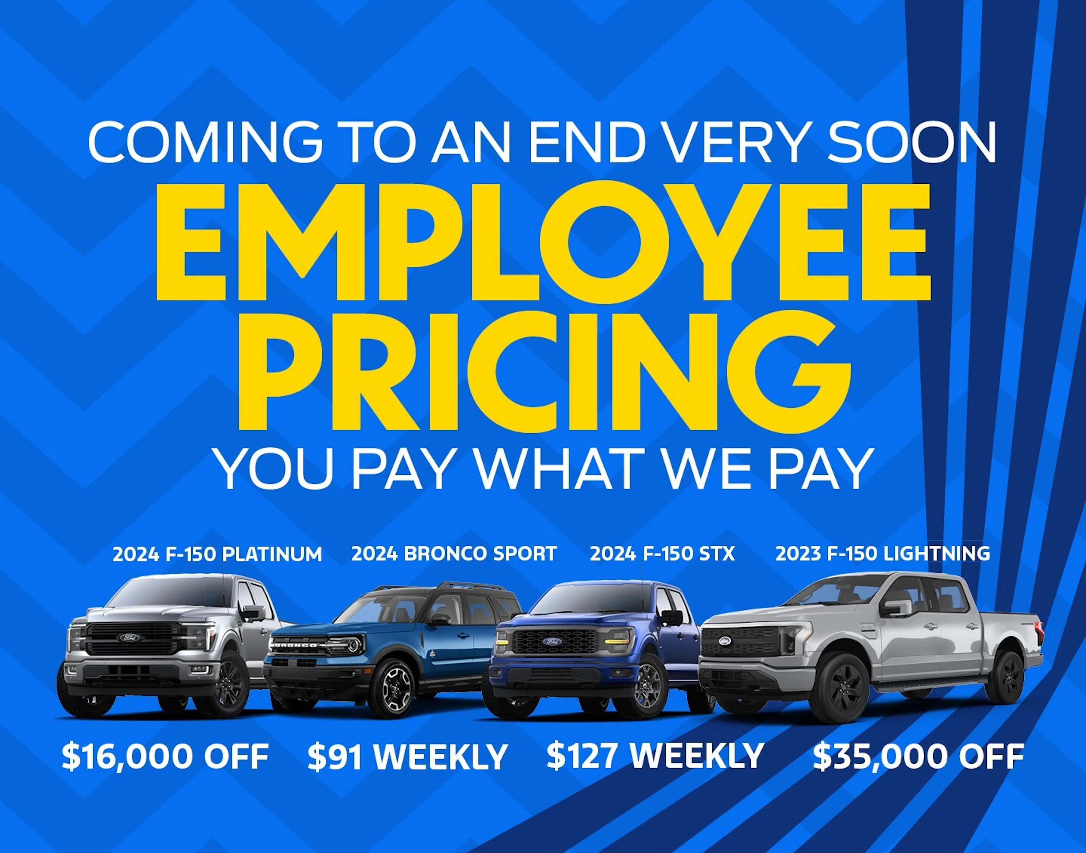 Private Sale - Employee Pricing | Team Ford
